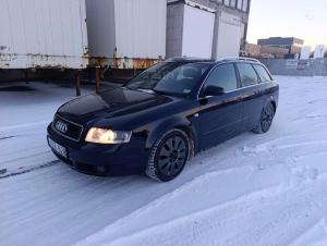 Black Audi A4 2004 in Panevezys, with an engine capacity of 1.90 L and mileage of 380 thousand km for 1000 €, photo  on AUTOMOTO.COM.LV
