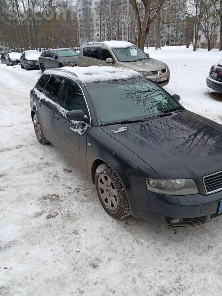 Melns Audi A4 2004 Rīga, ar dzinēja tilpumu 1.90 L un nobraukumu 297 tūkst. km par 1600 €, foto 1 vietnē AUTOMOTO.COM.LV