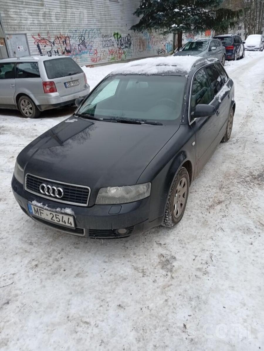 Melns Audi A4 2004 Rīga, ar dzinēja tilpumu 1.90 L un nobraukumu 297 tūkst. km par 1600 €, foto 2 vietnē AUTOMOTO.COM.LV