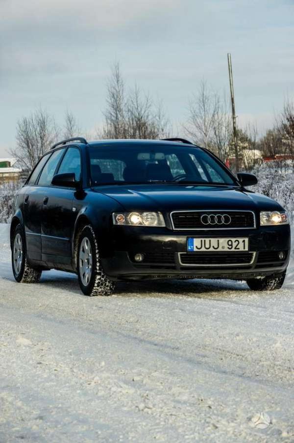 Melns Audi A4 2004 Viļņa, ar dzinēja tilpumu 1.90 L un nobraukumu 359 tūkst. km par 1800 €, foto 1 vietnē AUTOMOTO.COM.LV