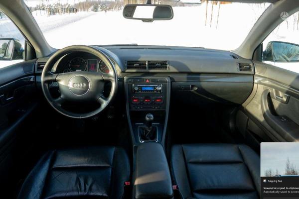 Melns Audi A4 2004 Viļņa, ar dzinēja tilpumu 1.90 L un nobraukumu 359 tūkst. km par 1800 €, foto 5 vietnē AUTOMOTO.COM.LV