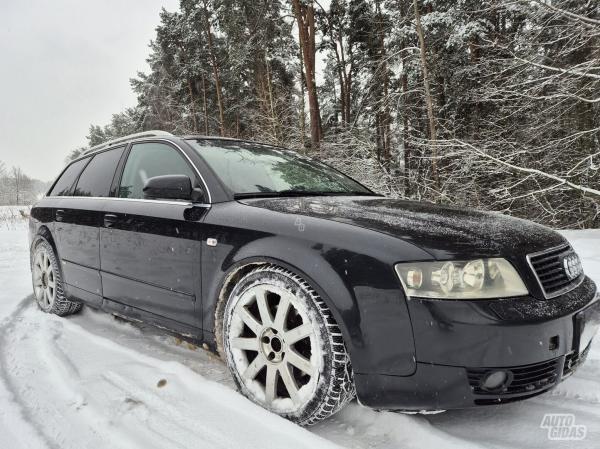 Black Audi A4 2004 in Vilnius, with an engine capacity of 2.50 L and mileage of 330 thousand km for 1900 €, photo 4 on AUTOMOTO.COM.LV