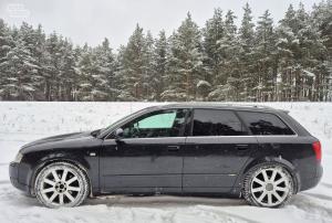 Black Audi A4 2004 in Vilnius, with an engine capacity of 2.50 L and mileage of 330 thousand km for 1900 €, photo 5 on AUTOMOTO.COM.LV