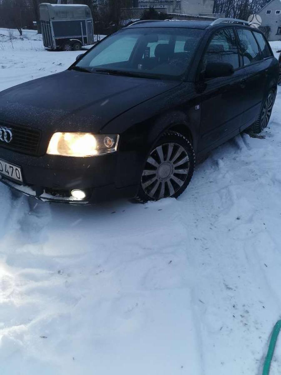 Melns Audi A4 2004 Vilkaviškis, ar dzinēja tilpumu 1.98 L un nobraukumu 250 tūkst. km par 600 €, foto 1 vietnē AUTOMOTO.COM.LV