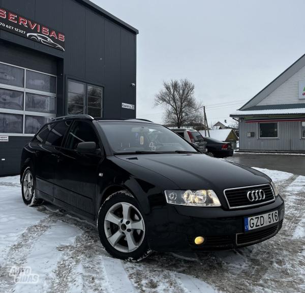 Black Audi A4 2004 in Alytus, with an engine capacity of 1.90 L and mileage of 307 thousand km for 2200 €, photo 1 on AUTOMOTO.COM.LV