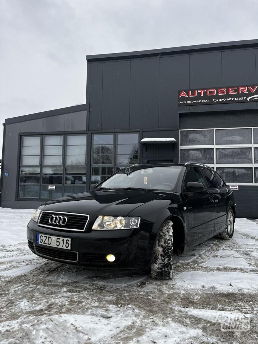 Black Audi A4 2004 in Alytus, with an engine capacity of 1.90 L and mileage of 307 thousand km for 2200 €, photo 2 on AUTOMOTO.COM.LV