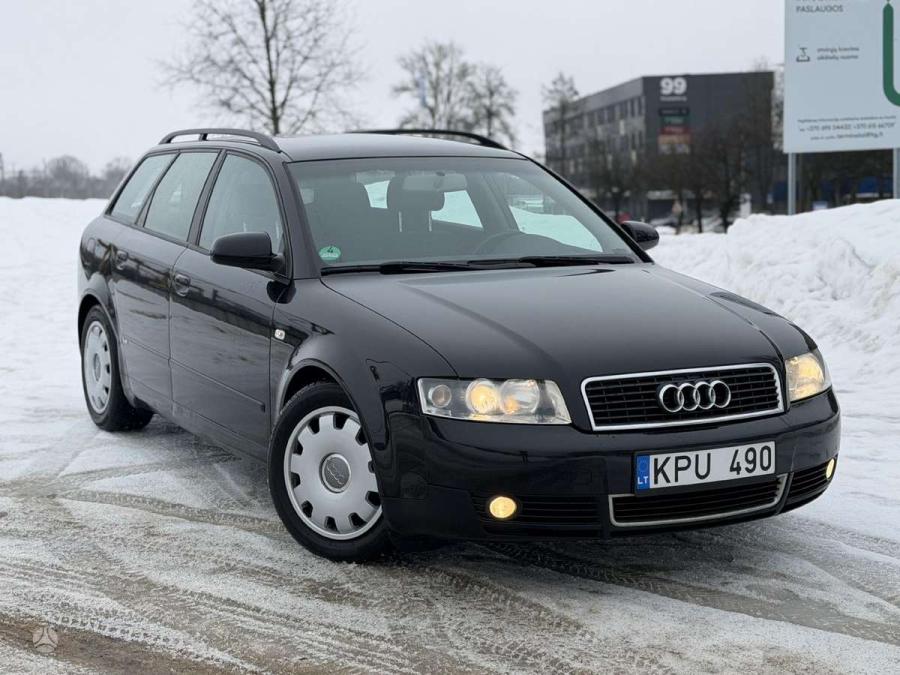 Melns Audi A4 2004 Viļņa, ar dzinēja tilpumu 1.90 L un nobraukumu 181 tūkst. km par 2650 €, foto 3 vietnē AUTOMOTO.COM.LV