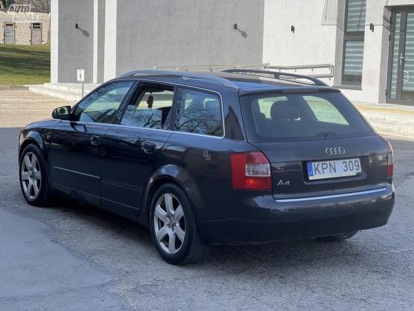 Black Audi A4 2004 in Klaipeda, with an engine capacity of 1.90 L and mileage of 400 thousand km for 850 €, photo 5 on AUTOMOTO.COM.LV