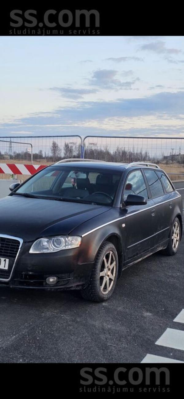 Black Audi A4 2004 in Liepaja, with an engine capacity of 2.00 L and mileage of 415 thousand km for 1300 €, photo 2 on AUTOMOTO.COM.LV