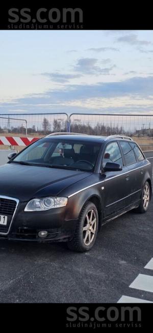 Black Audi A4 2004 in Liepaja, with an engine capacity of 2.00 L and mileage of 415 thousand km for 1300 €, photo 3 on AUTOMOTO.COM.LV