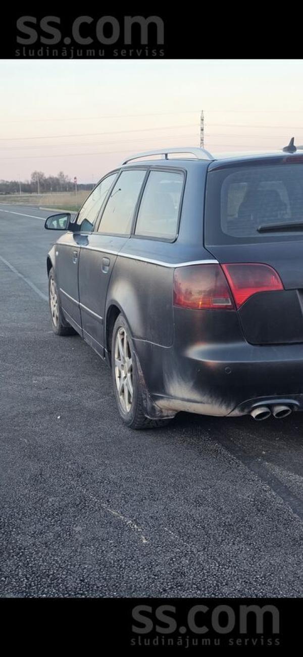 Black Audi A4 2004 in Liepaja, with an engine capacity of 2.00 L and mileage of 415 thousand km for 1300 €, photo 3 on AUTOMOTO.COM.LV