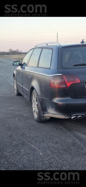 Black Audi A4 2004 in Liepaja, with an engine capacity of 2.00 L and mileage of 415 thousand km for 1300 €, photo 4 on AUTOMOTO.COM.LV