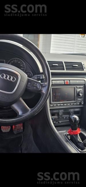 Black Audi A4 2004 in Liepaja, with an engine capacity of 2.00 L and mileage of 415 thousand km for 1300 €, photo 7 on AUTOMOTO.COM.LV