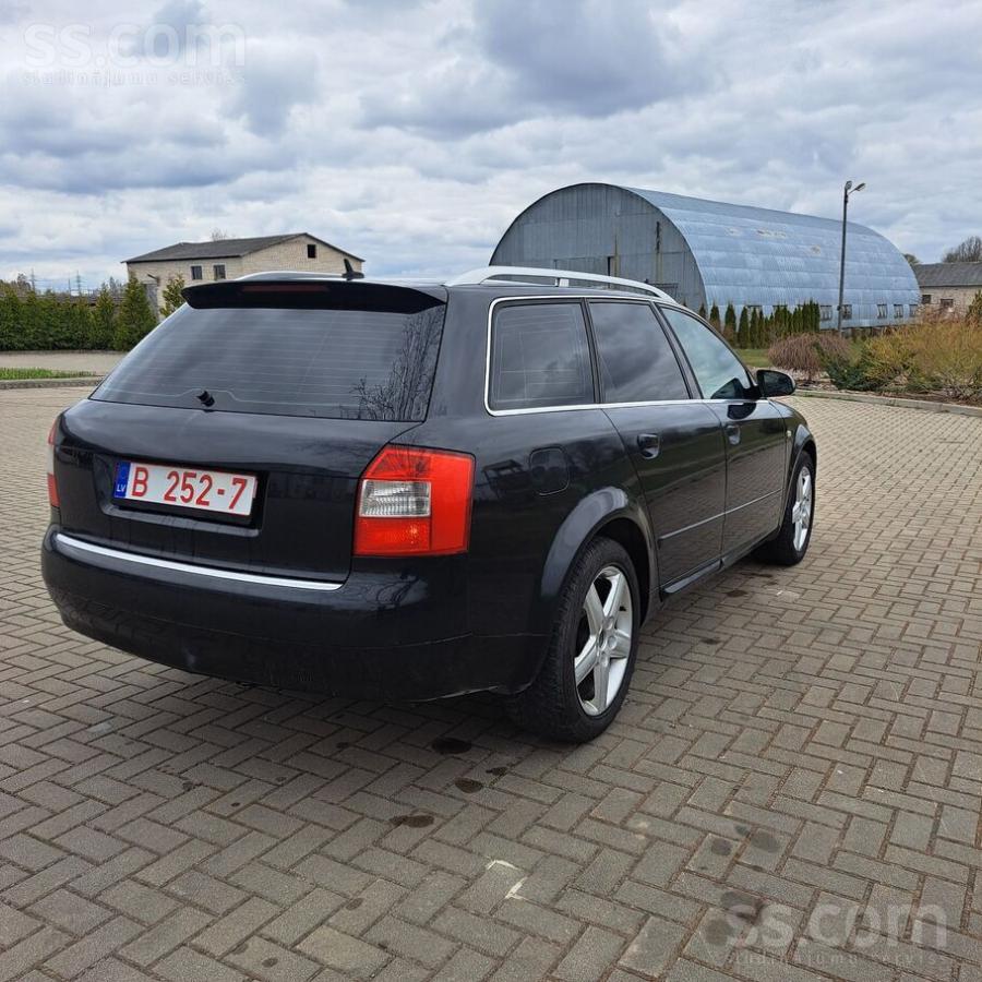 Black Audi A4 2004 in Rezekne, with an engine capacity of 1.90 L and mileage of 0 thousand km for 2380 €, photo 7 on AUTOMOTO.COM.LV