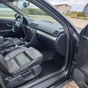 Black Audi A4 2004 in Rezekne, with an engine capacity of 1.90 L and mileage of 0 thousand km for 2380 €, photo 10 on AUTOMOTO.COM.LV