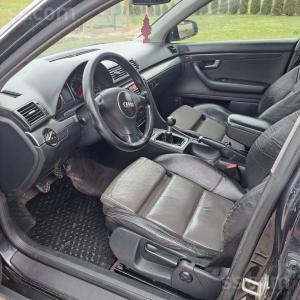 Black Audi A4 2004 in Rezekne, with an engine capacity of 1.90 L and mileage of 0 thousand km for 2380 €, photo 12 on AUTOMOTO.COM.LV