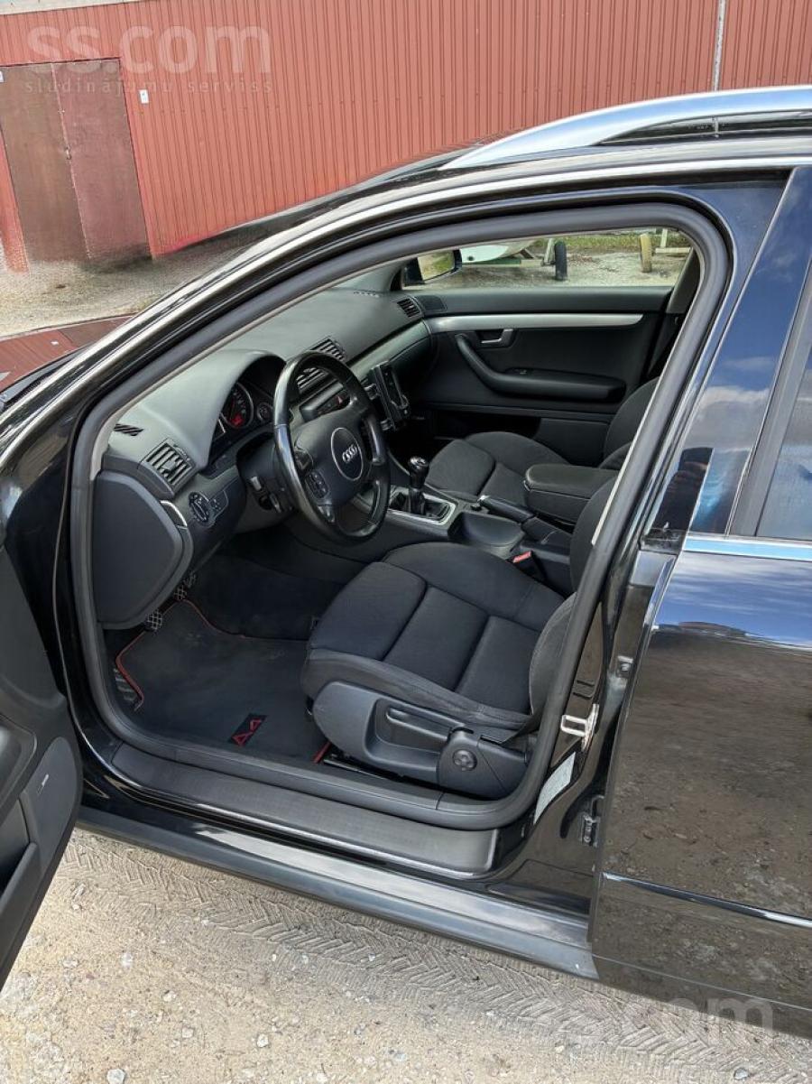 Black Audi A4 2004 in Riga, with an engine capacity of 1.90 L and mileage of 287 thousand km for 2650 €, photo 17 on AUTOMOTO.COM.LV
