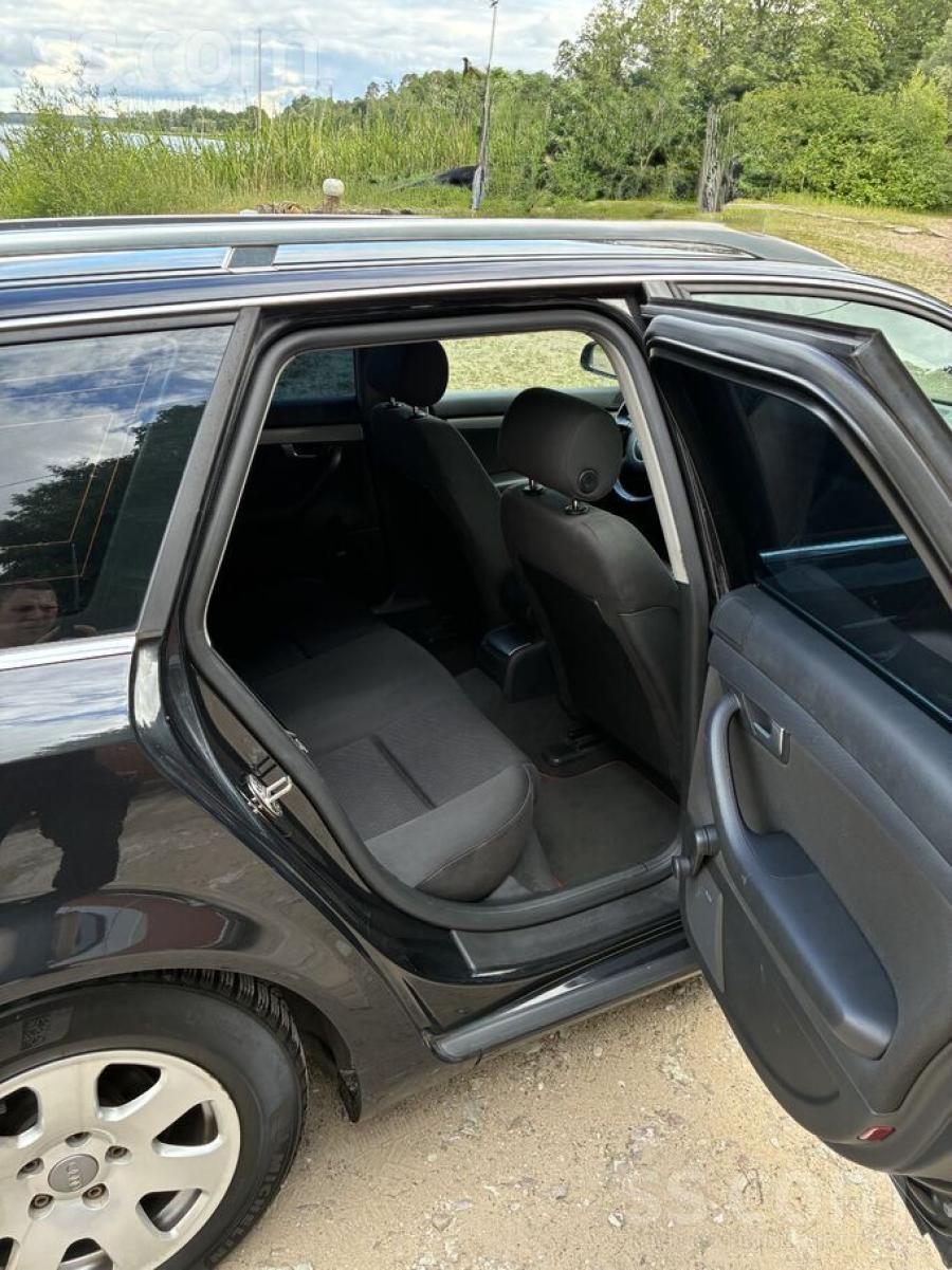Black Audi A4 2004 in Riga, with an engine capacity of 1.90 L and mileage of 287 thousand km for 2650 €, photo 27 on AUTOMOTO.COM.LV