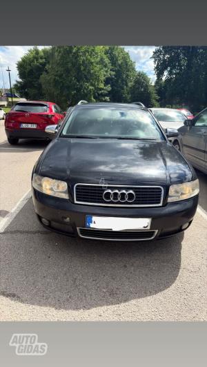 Black Audi A4 2004 in Vilkaviskis, with an engine capacity of 1.90 L and mileage of 395 thousand km for 1100 €, photo  on AUTOMOTO.COM.LV