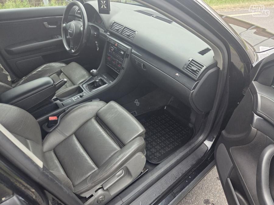 Black Audi A4 2004 in Kaunas, with an engine capacity of 2.50 L and mileage of 400 thousand km for 1199 €, photo 12 on AUTOMOTO.COM.LV