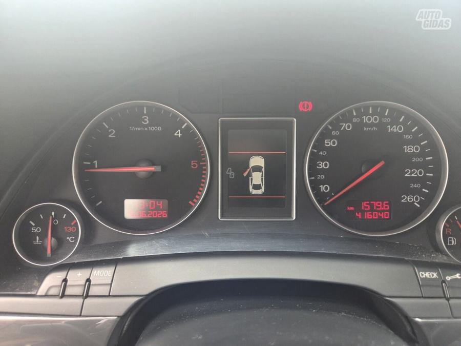 Black Audi A4 2004 in Kaunas, with an engine capacity of 2.50 L and mileage of 400 thousand km for 1199 €, photo 22 on AUTOMOTO.COM.LV