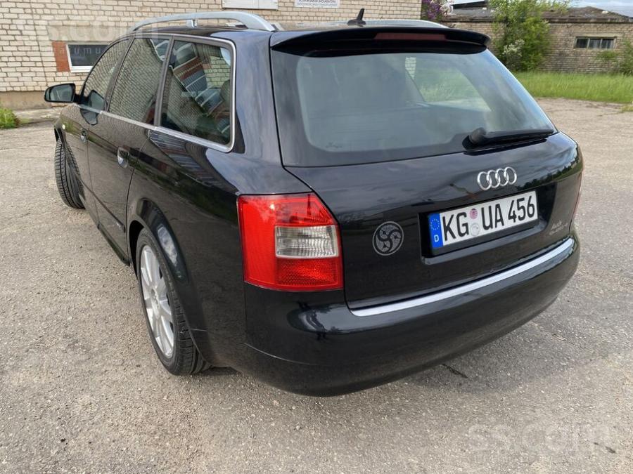 Black Audi A4 2004 in Ludza, with an engine capacity of 1.90 L and mileage of 0 thousand km for 4150 €, photo 7 on AUTOMOTO.COM.LV