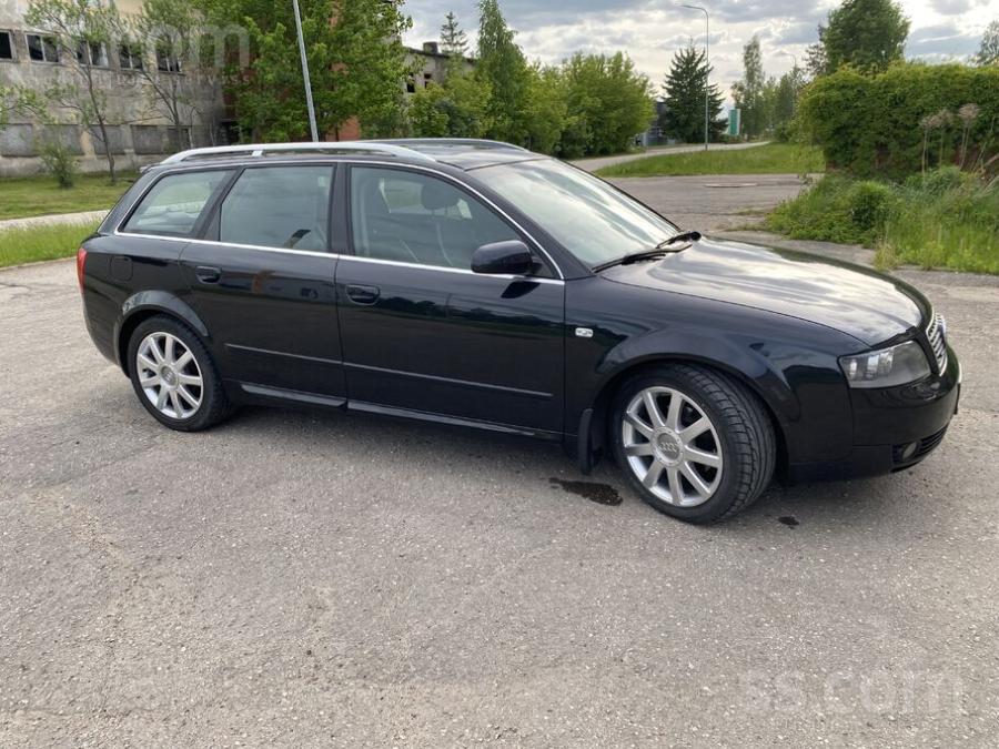 Black Audi A4 2004 in Ludza, with an engine capacity of 1.90 L and mileage of 0 thousand km for 4150 €, photo 8 on AUTOMOTO.COM.LV