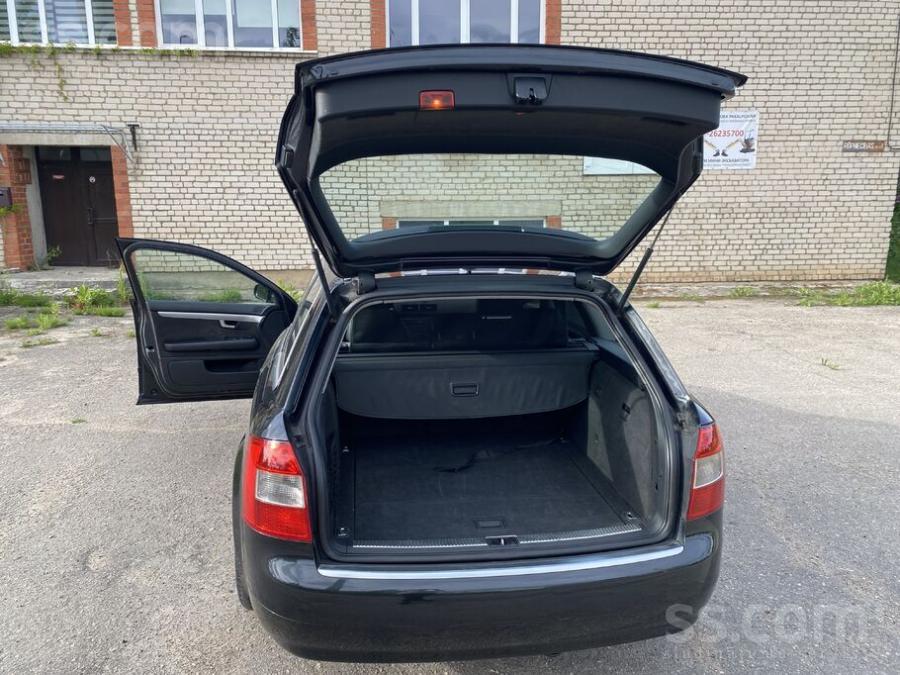 Black Audi A4 2004 in Ludza, with an engine capacity of 1.90 L and mileage of 0 thousand km for 4150 €, photo 17 on AUTOMOTO.COM.LV