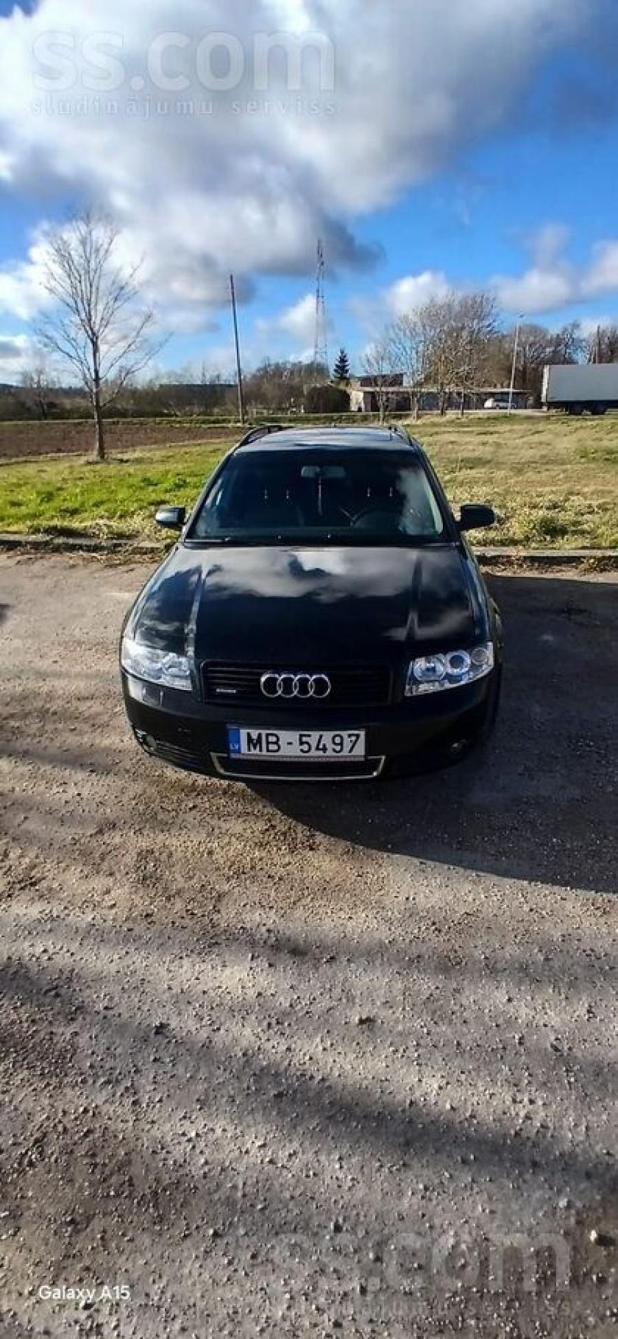 Black Audi A4 2004 in Talsi, with an engine capacity of 2.50 L and mileage of 500 thousand km for 600 €, photo 5 on AUTOMOTO.COM.LV
