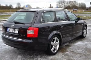Melns Audi A4 2004 Jēkabpils, ar dzinēja tilpumu 1.90 L un nobraukumu 272 tūkst. km par 3500 €, foto 7 vietnē AUTOMOTO.COM.LV