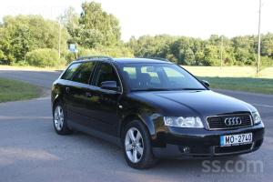 Black Audi A4 2004 in Bauska, with an engine capacity of 1.90 L and mileage of 281 thousand km for 2500 €, photo 8 on AUTOMOTO.COM.LV