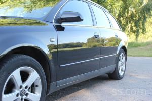 Black Audi A4 2004 in Bauska, with an engine capacity of 1.90 L and mileage of 281 thousand km for 2500 €, photo 10 on AUTOMOTO.COM.LV