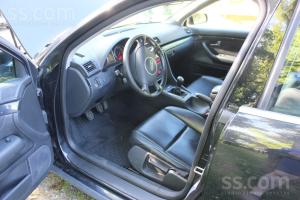 Black Audi A4 2004 in Bauska, with an engine capacity of 1.90 L and mileage of 281 thousand km for 2500 €, photo 19 on AUTOMOTO.COM.LV