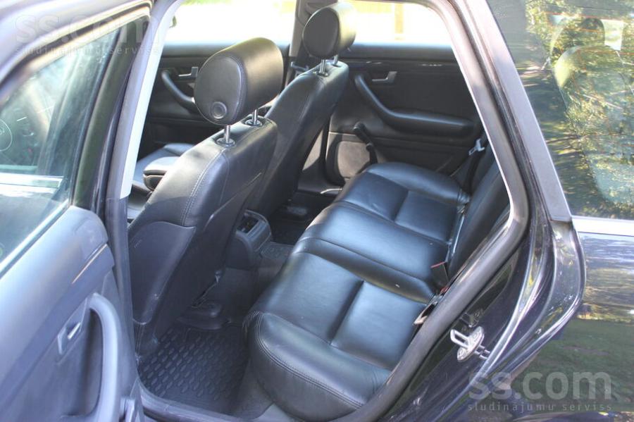 Black Audi A4 2004 in Bauska, with an engine capacity of 1.90 L and mileage of 281 thousand km for 2500 €, photo 20 on AUTOMOTO.COM.LV