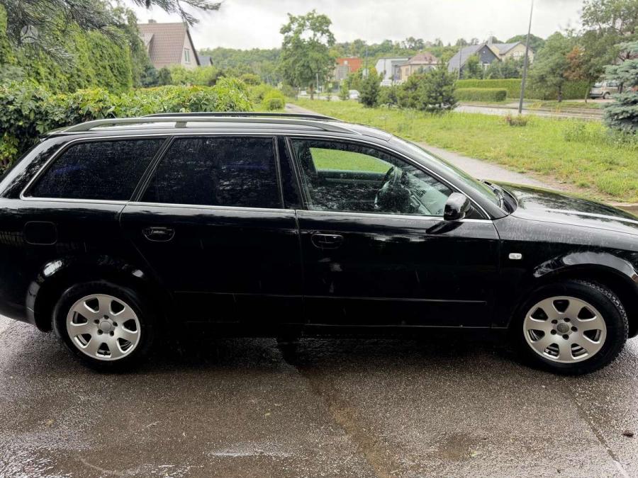 Black Audi A4 2004 in Kaunas, with an engine capacity of 1.90 L and mileage of 377 thousand km for 1000 €, photo 6 on AUTOMOTO.COM.LV