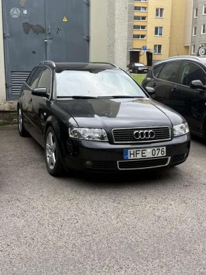 Black Audi A4 2004 in Panevezys, with an engine capacity of 2.50 L and mileage of 286 thousand km for 950 €, photo  on AUTOMOTO.COM.LV