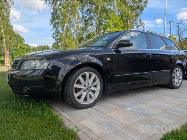 Black Audi A4 2004 in Jekabpils, with an engine capacity of 2.00 L and mileage of 269 thousand km for 1799 €, photo 1 on AUTOMOTO.COM.LV