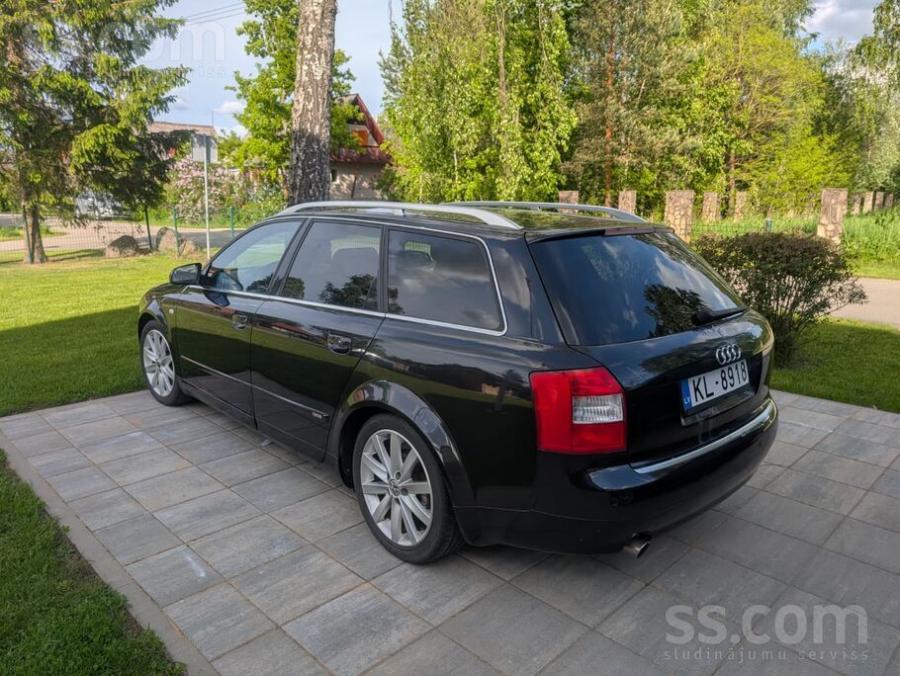 Black Audi A4 2004 in Jekabpils, with an engine capacity of 2.00 L and mileage of 269 thousand km for 1799 €, photo 4 on AUTOMOTO.COM.LV