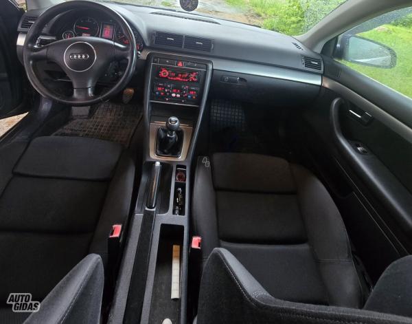 Black Audi A4 2004 in Varena, with an engine capacity of 1.90 L and mileage of 490 thousand km for 1500 €, photo 4 on AUTOMOTO.COM.LV