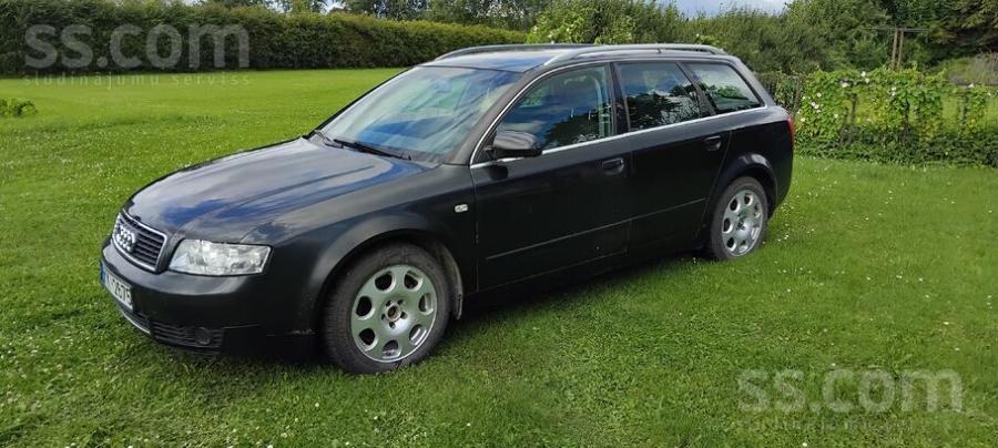 Melns Audi A4 2004 Cēsis, ar dzinēja tilpumu 2.00 L un nobraukumu 268 tūkst. km par 990 €, foto 1 vietnē AUTOMOTO.COM.LV