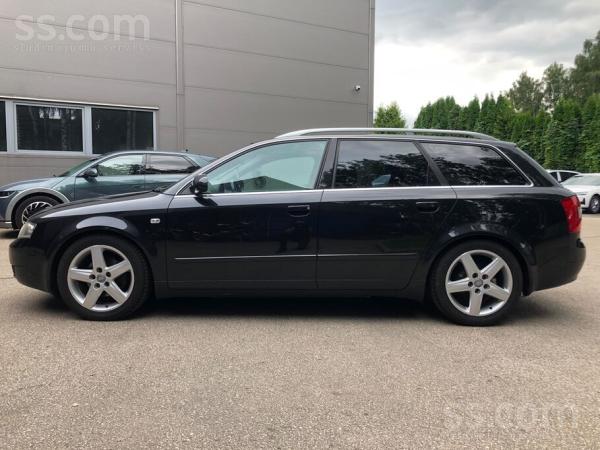 Black Audi A4 2004 in Riga, with an engine capacity of 1.90 L and mileage of 265 thousand km for 2800 €, photo 4 on AUTOMOTO.COM.LV