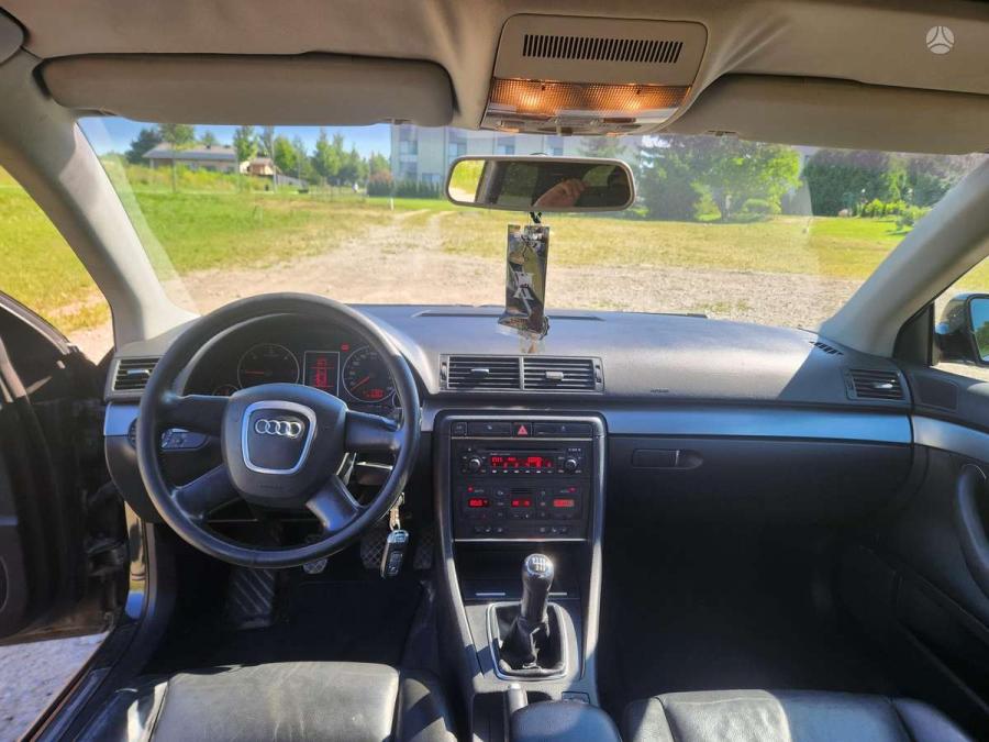 Black Audi A4 2004 in Vilnius, with an engine capacity of 1.97 L and mileage of 516 thousand km for 1900 €, photo 10 on AUTOMOTO.COM.LV