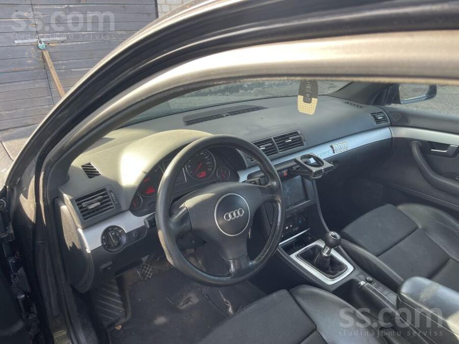 Melns Audi A4 2004 Kuldīga, ar dzinēja tilpumu 1.80 L un nobraukumu 430 tūkst. km par 2250 €, foto 6 vietnē AUTOMOTO.COM.LV