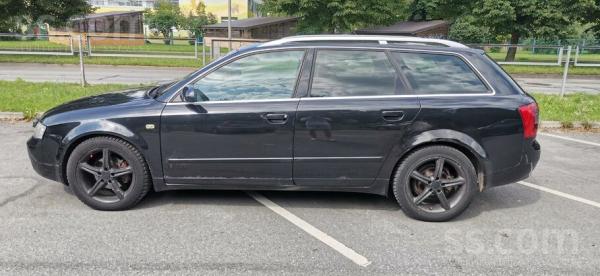 Black Audi A4 2004 in Riga, with an engine capacity of 1.90 L and mileage of 430 thousand km for 1150 €, photo 2 on AUTOMOTO.COM.LV