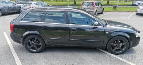 Black Audi A4 2004 in Riga, with an engine capacity of 1.90 L and mileage of 430 thousand km for 1150 €, photo 3 on AUTOMOTO.COM.LV
