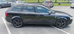 Black Audi A4 2004 in Riga, with an engine capacity of 1.90 L and mileage of 430 thousand km for 1150 €, photo 4 on AUTOMOTO.COM.LV