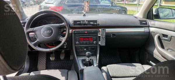 Black Audi A4 2004 in Riga, with an engine capacity of 1.90 L and mileage of 430 thousand km for 1150 €, photo 6 on AUTOMOTO.COM.LV