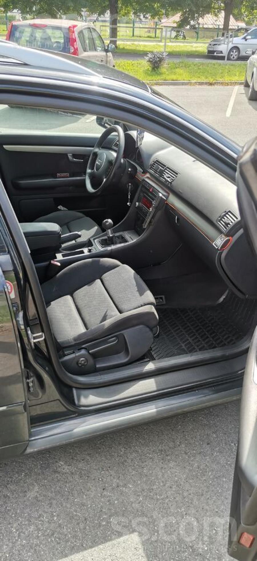 Black Audi A4 2004 in Riga, with an engine capacity of 1.90 L and mileage of 430 thousand km for 1150 €, photo 9 on AUTOMOTO.COM.LV