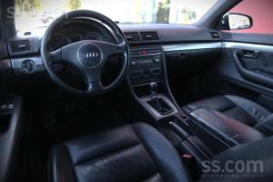 Melns Audi A4 2004 Rīga, ar dzinēja tilpumu 1.90 L un nobraukumu 320 tūkst. km par 1995 €, foto 8 vietnē AUTOMOTO.COM.LV