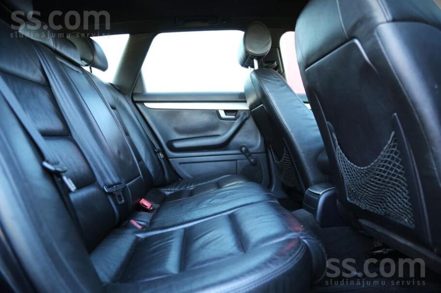 Melns Audi A4 2004 Rīga, ar dzinēja tilpumu 1.90 L un nobraukumu 320 tūkst. km par 1995 €, foto 15 vietnē AUTOMOTO.COM.LV